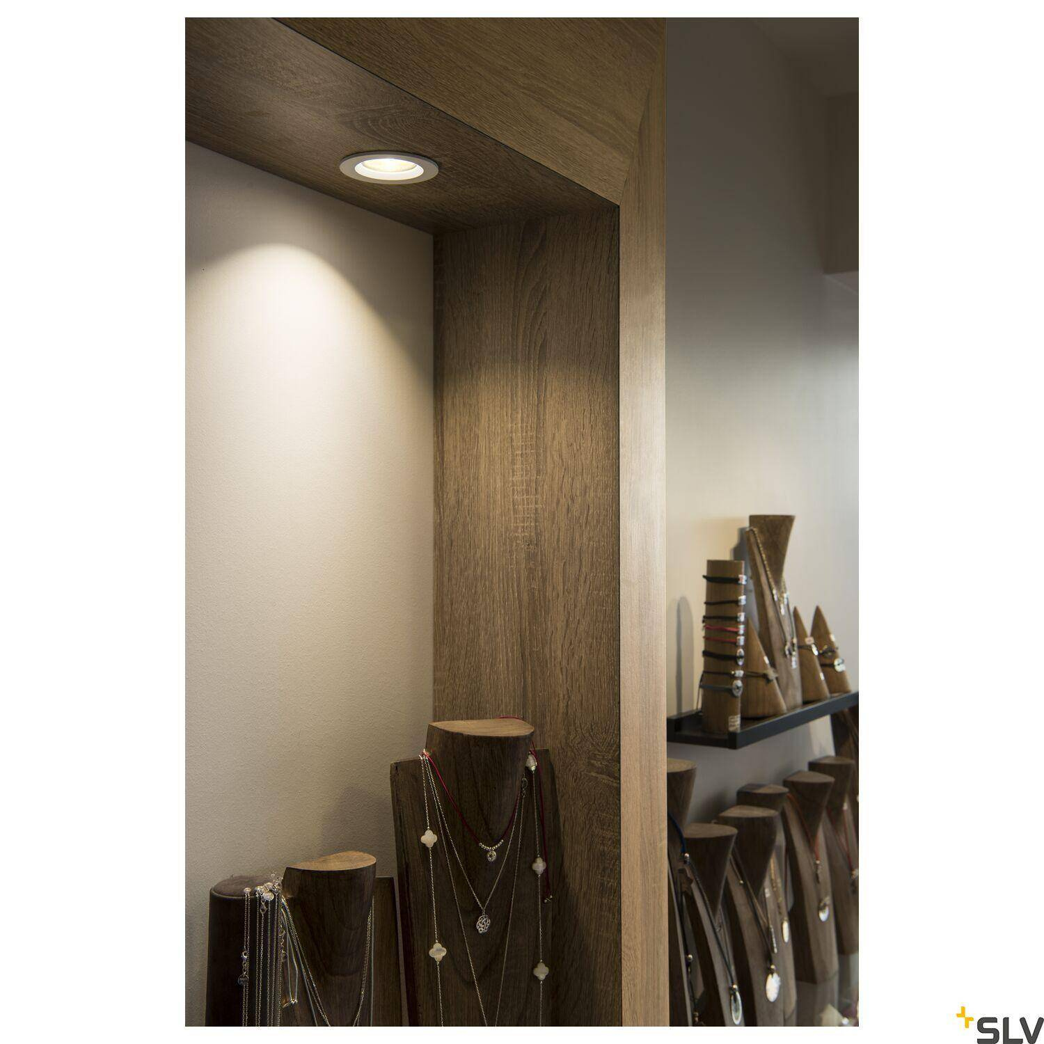 DL 126, lampa wpuszczana, LED, 2700K, okrągła, kolor biały, 2,8W ...