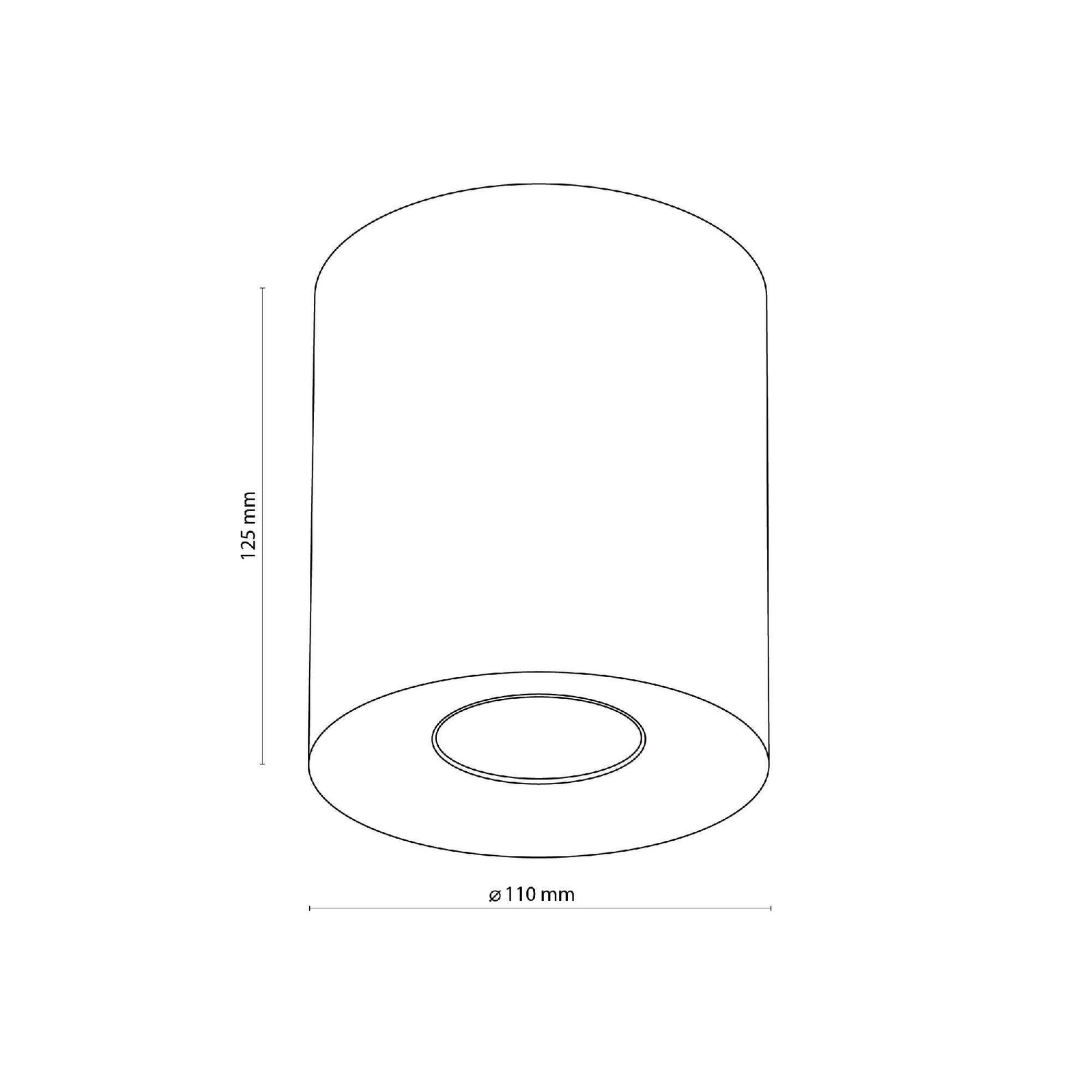 Lampa sufitowa ORION czarna (3239) - TK Lighting Czarny \ 12.5 - sklep ...