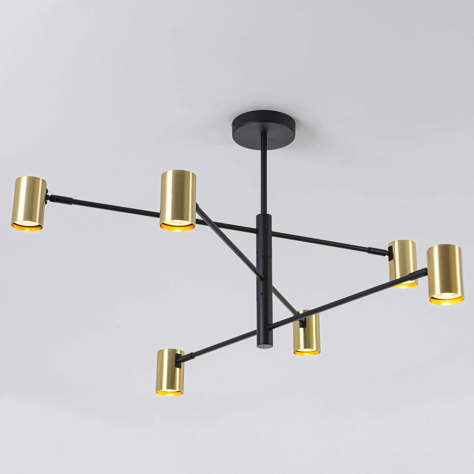 Lampa sufitowa SNOW 6 złota (LP-731/6P GD) - Light Prestige