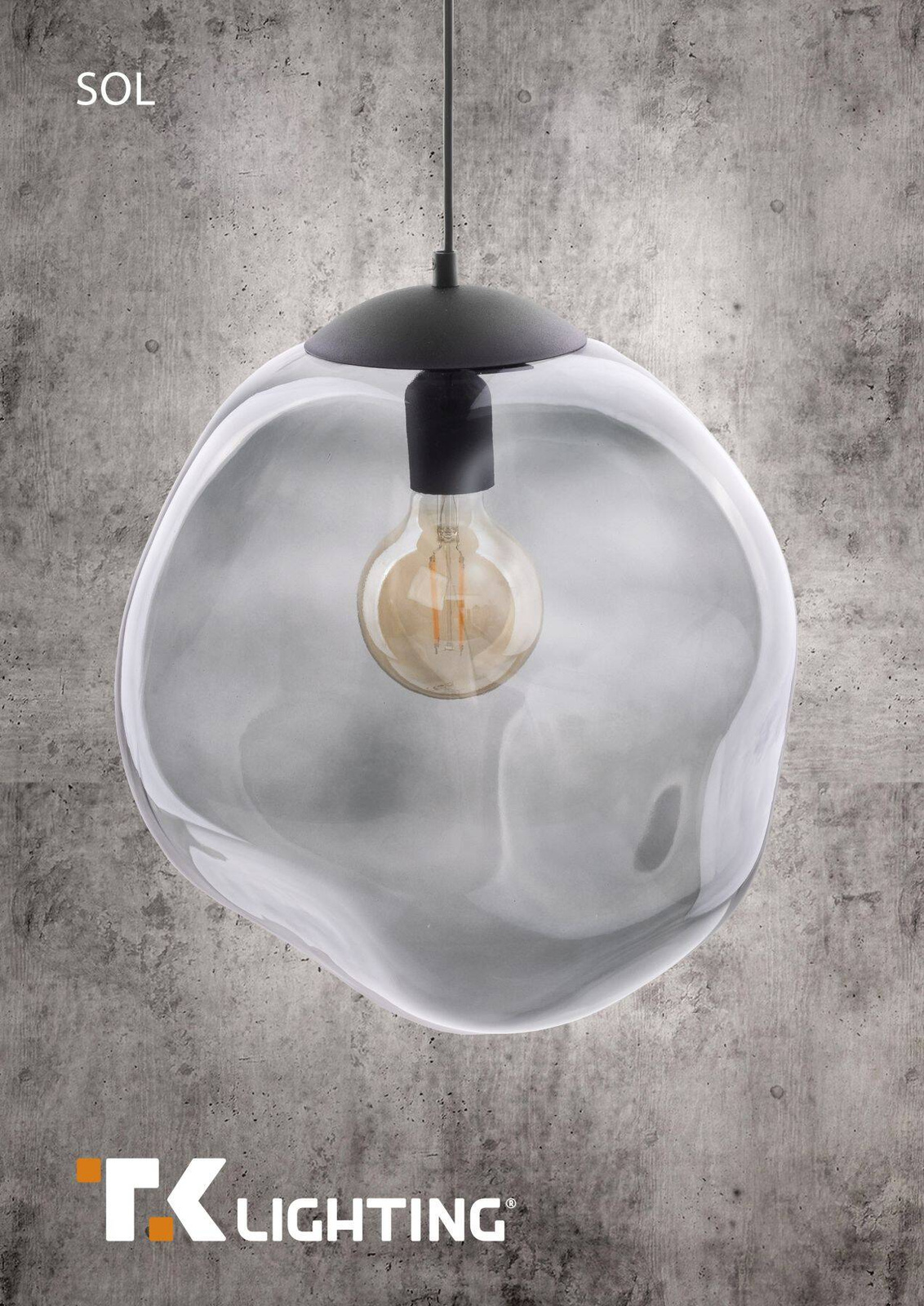 Lampa wisząca SOL grafitowa (4264) - TK Lighting Grafitowy \ 35 - sklep Tomix