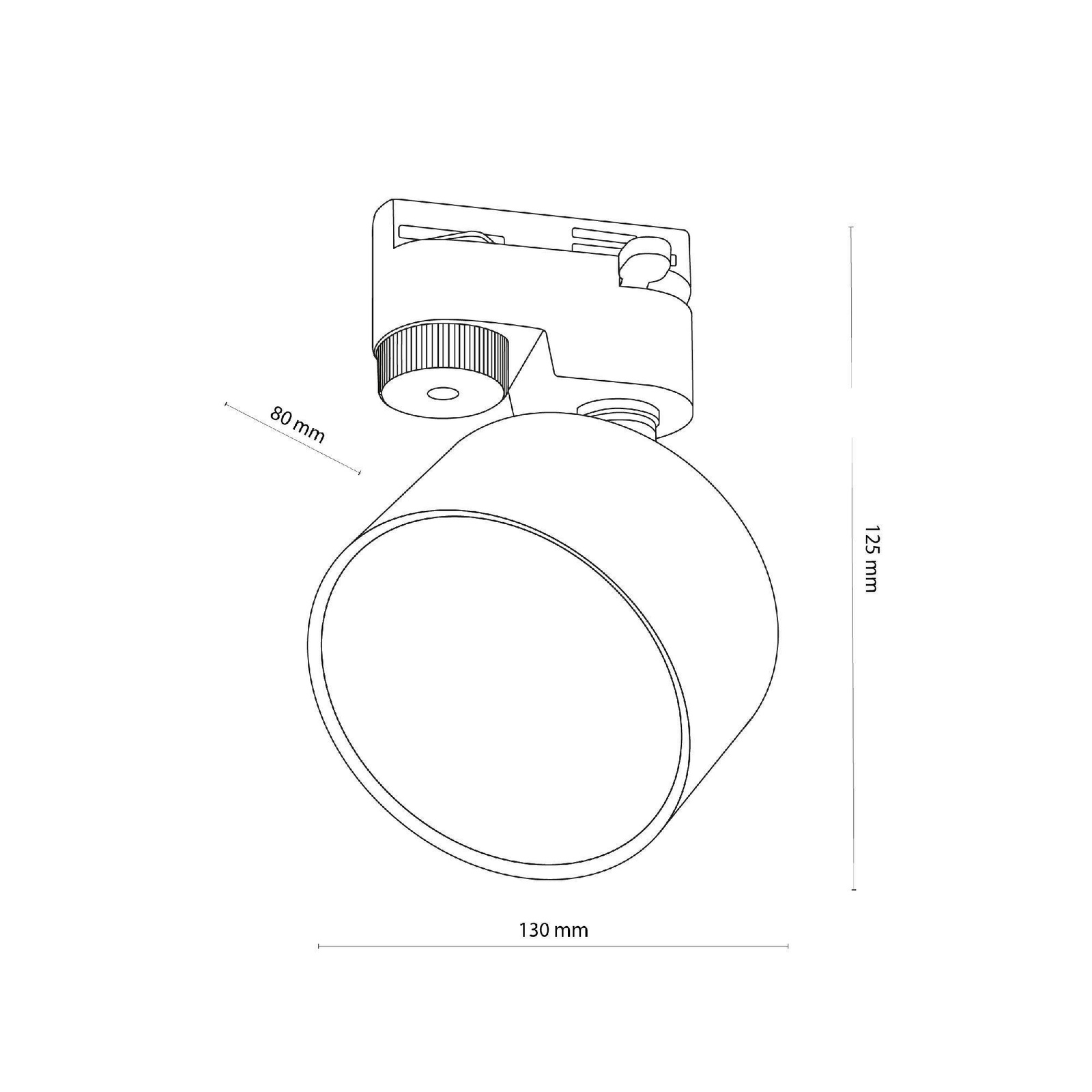 Oprawa na szynoprzewód TRACER BLACK GX 53 LED (4398) - TK Lighting ...