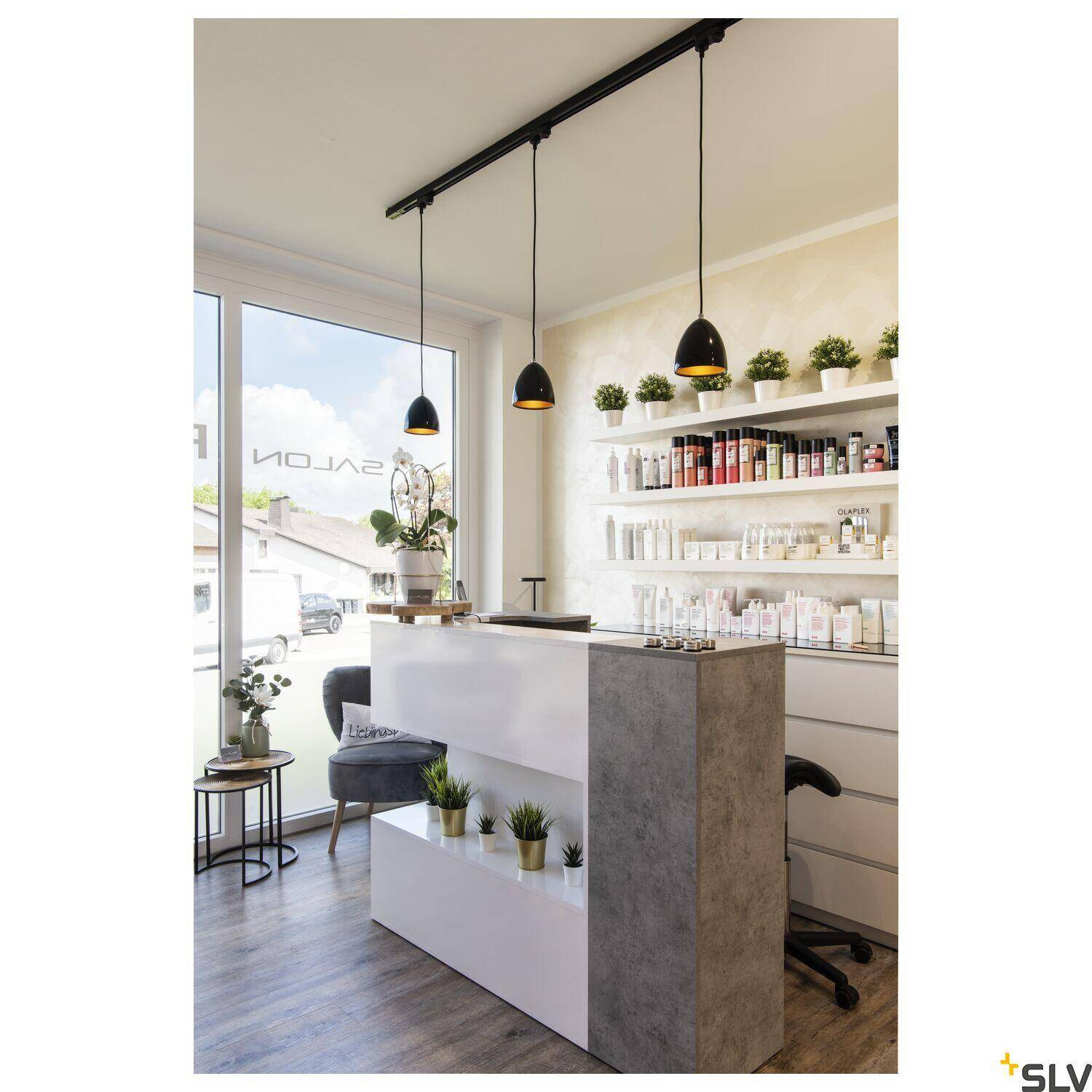 PARA CONE 14, lampa wisząca do szyny wysokonapięciowej 3-fazowej ...