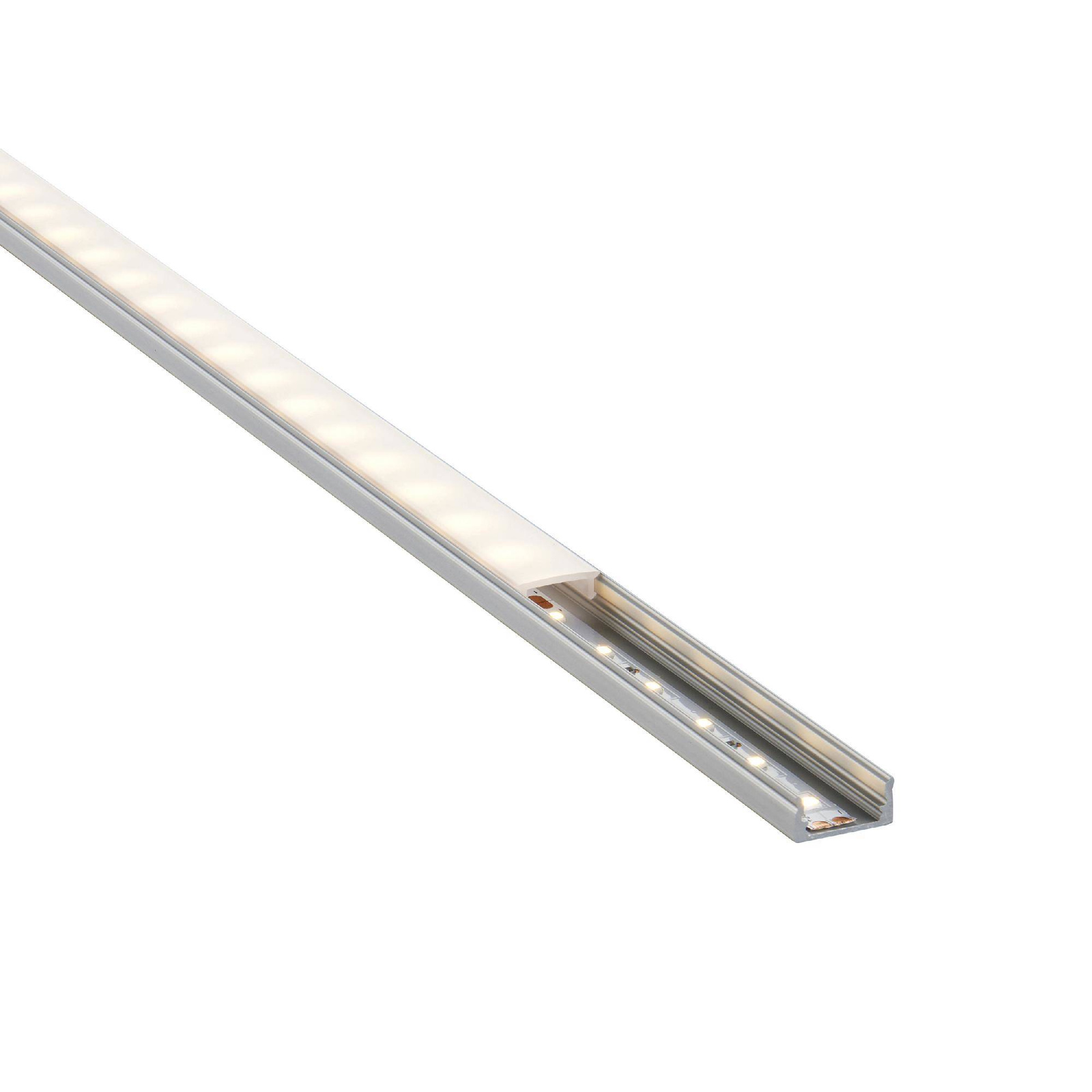 RigelSLIM Surface 2m Aluminium Profile/Extrusion Sliver (80497) - Saxby ...