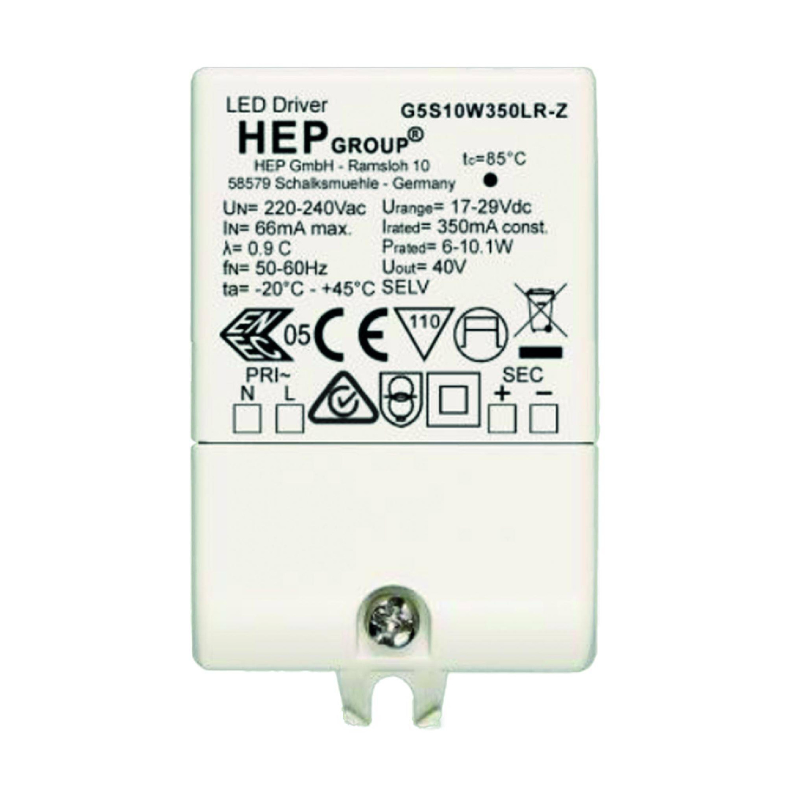 Zasilacze i Transformatory LED Driver CC 350mA 6-10.1W (6008095 ...