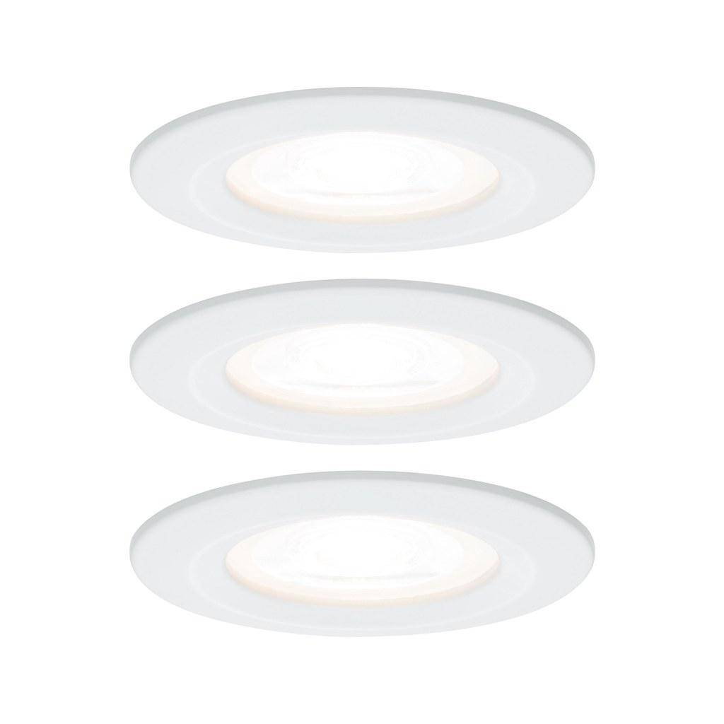 Zestaw Oprawa wbudowana Nova LED IP44 3x6,5W 2700K 230V GU10 51mm Biały ...